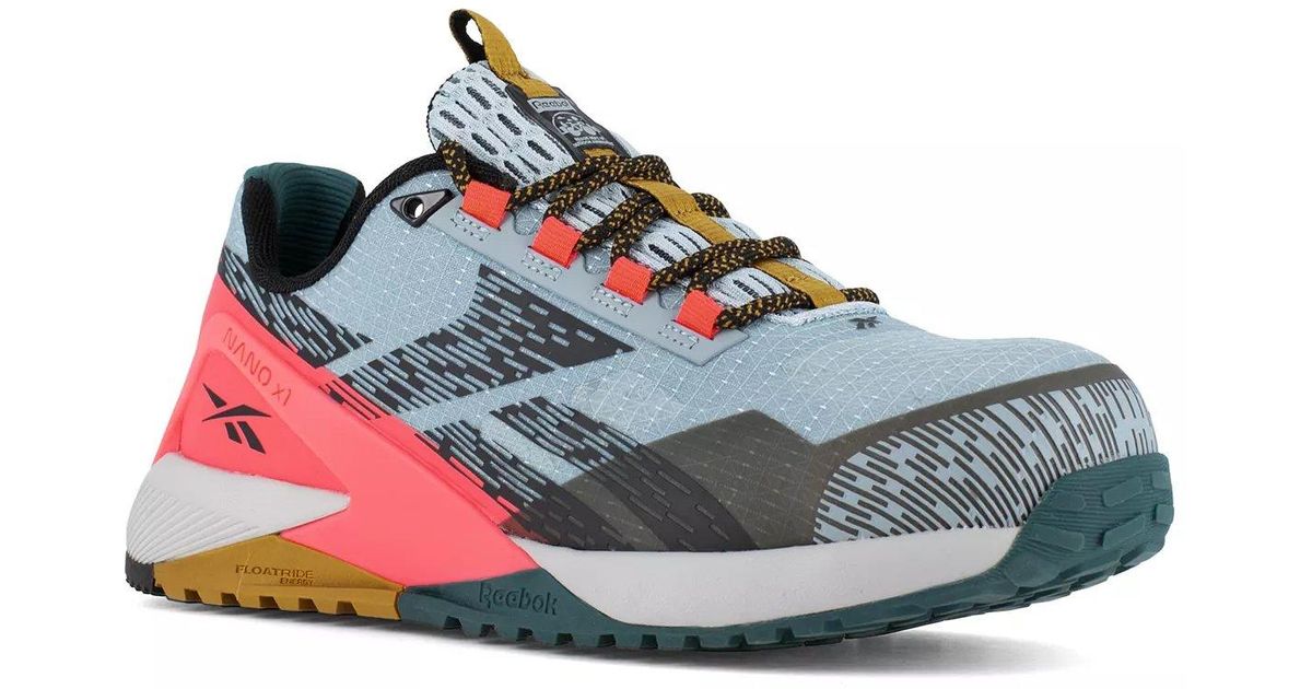 Reebok Nano X1 Adventure Composite Toe Work Sneaker in Blue | Lyst