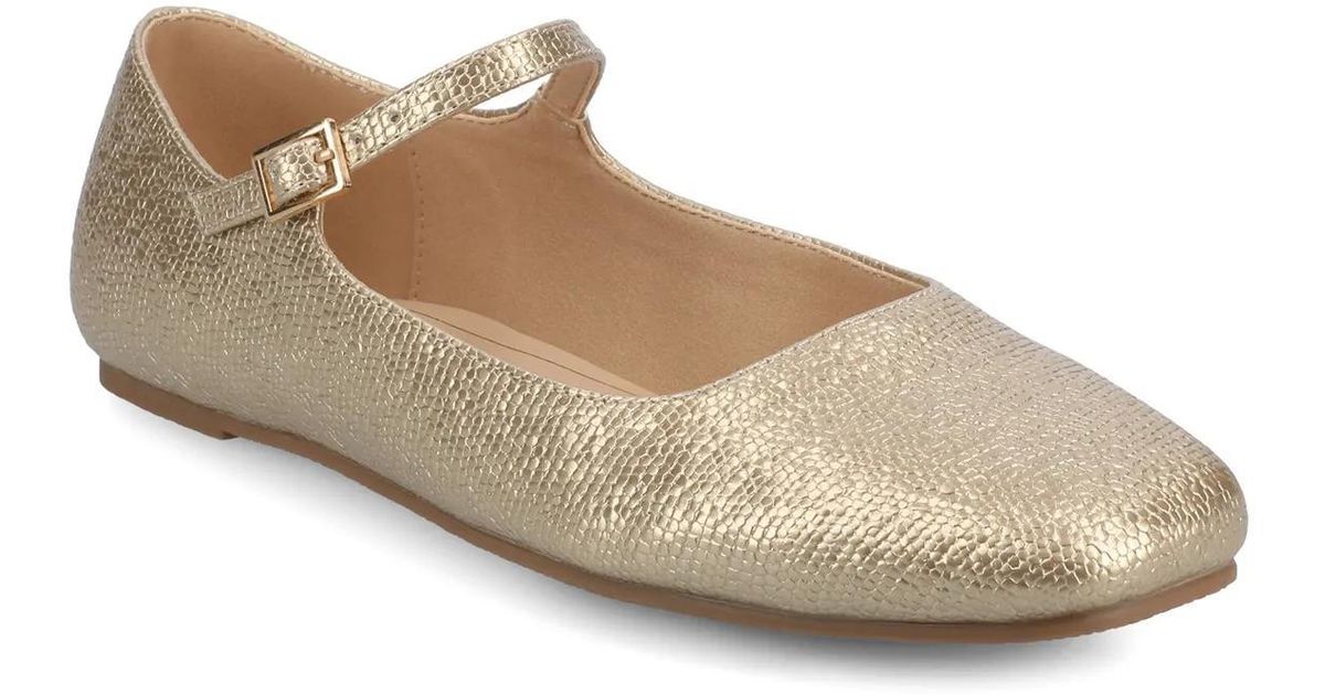Journee Collection Carrie Mary Jane Flat | Lyst