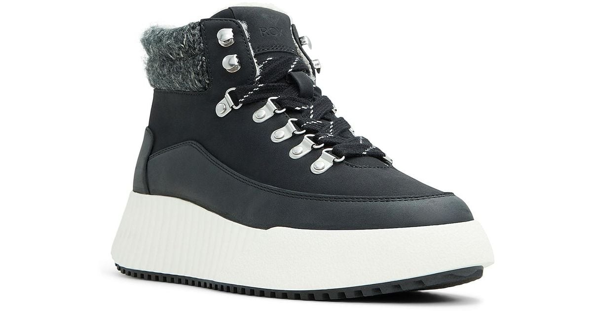 Roxy Bling Peak Sneaker Boot in Black | Lyst