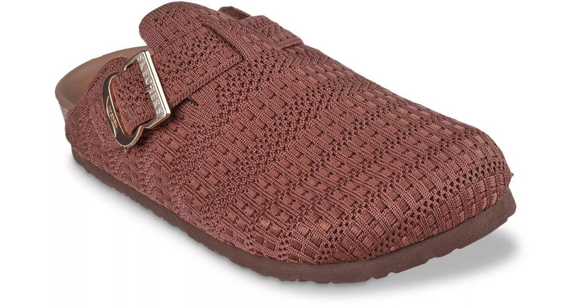 Skechers Relaxed Fit Arch Fit Granola Too Late Clog in Red | Lyst