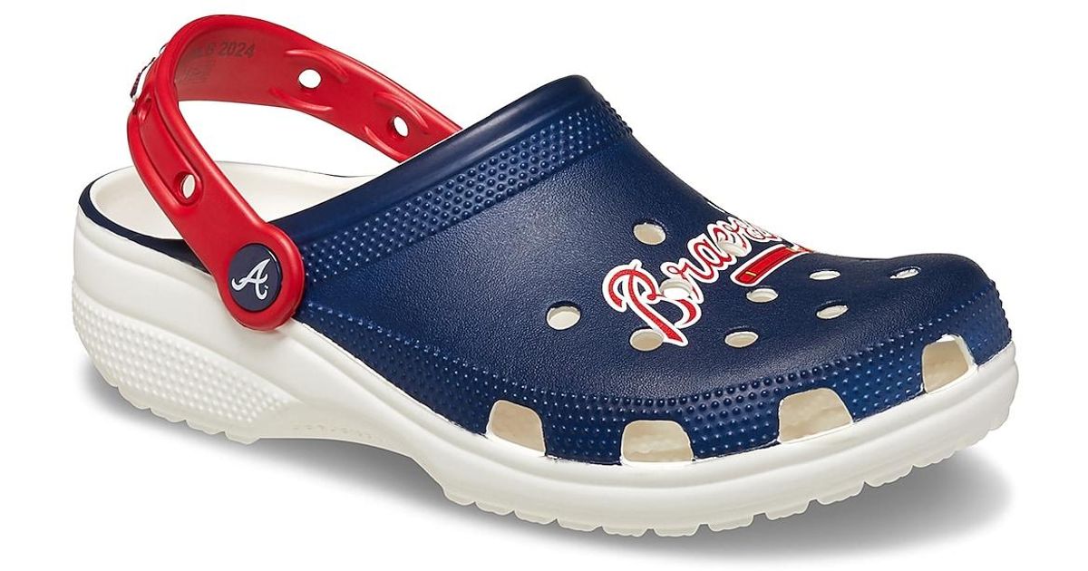 Crocs™ Mlb Atlanta Braves Classic Clog in Blue for Men | Lyst