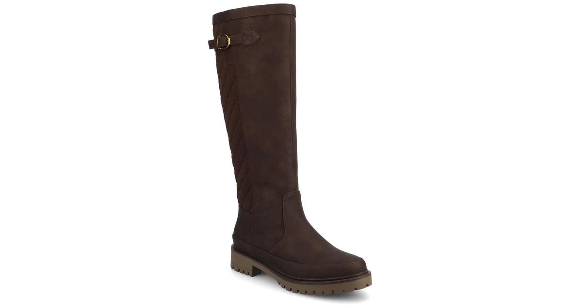 Journee Collection Zemmie Boot in Black | Lyst