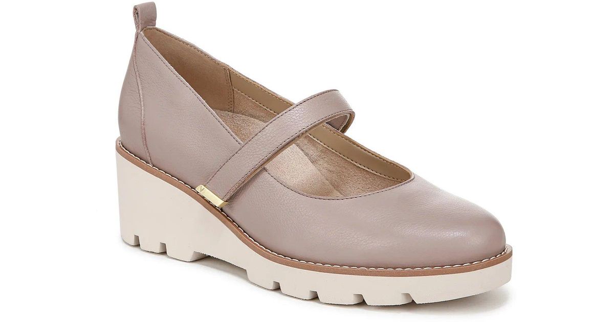 Vionic Wide Width Alma Mary Jane in Gray | Lyst