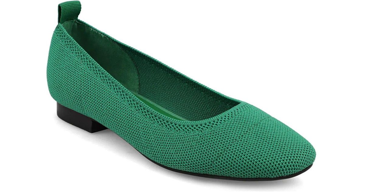 MIA Rasia Ballet Flat in Green | Lyst