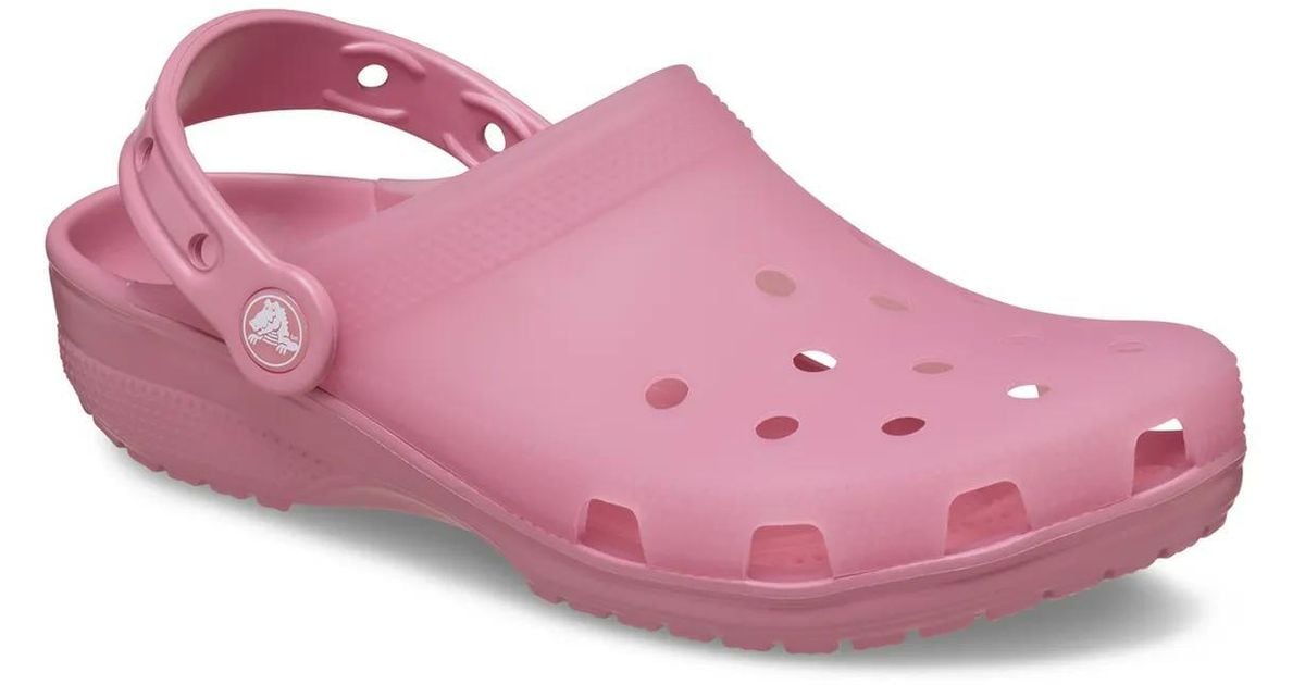 Crocs™ Classic Frosted Clog in Pink | Lyst