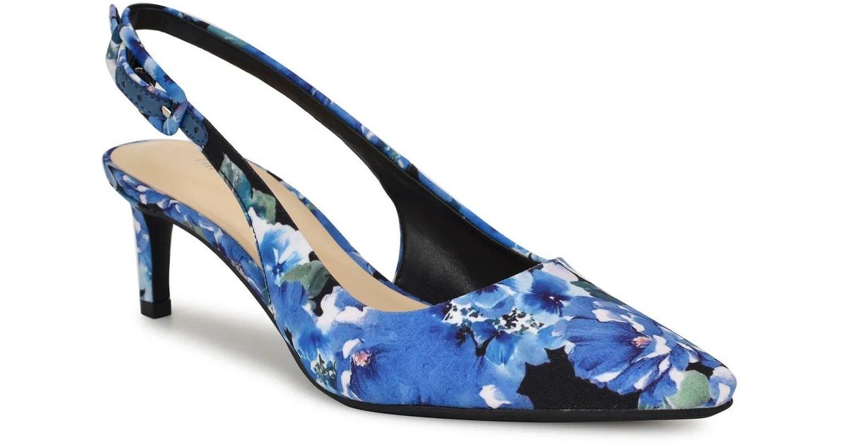 Nine West Yazza Pump in Blue | Lyst
