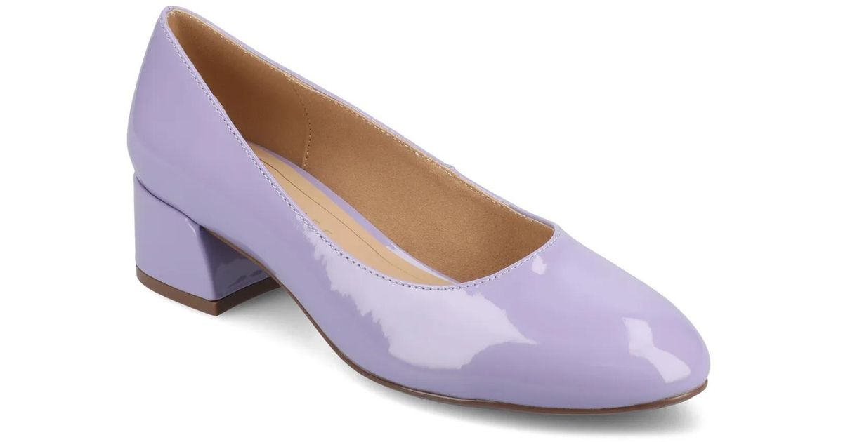 Journee Collection Wide Width Saarii Pump in Blue | Lyst