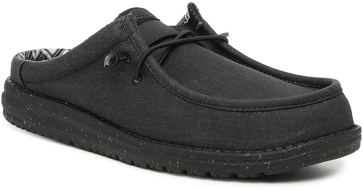Hey Dude Wally Slip-on in Black for Men | Lyst