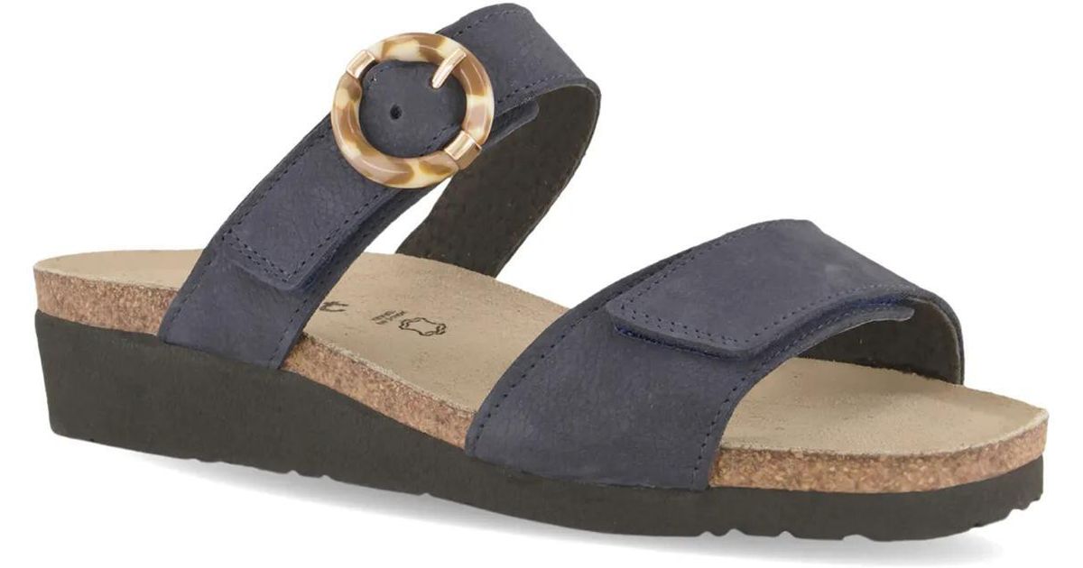 Naot Anabel Wedge Sandal in Black | Lyst