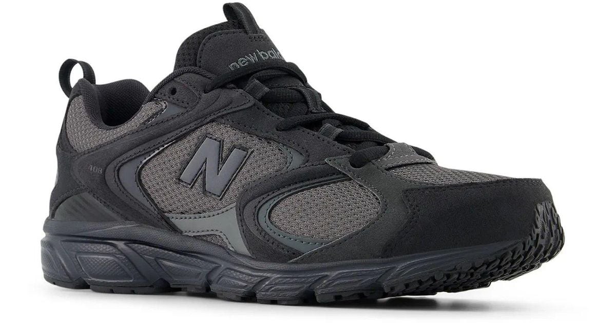 New Balance 408 Sneaker in Black for Men | Lyst