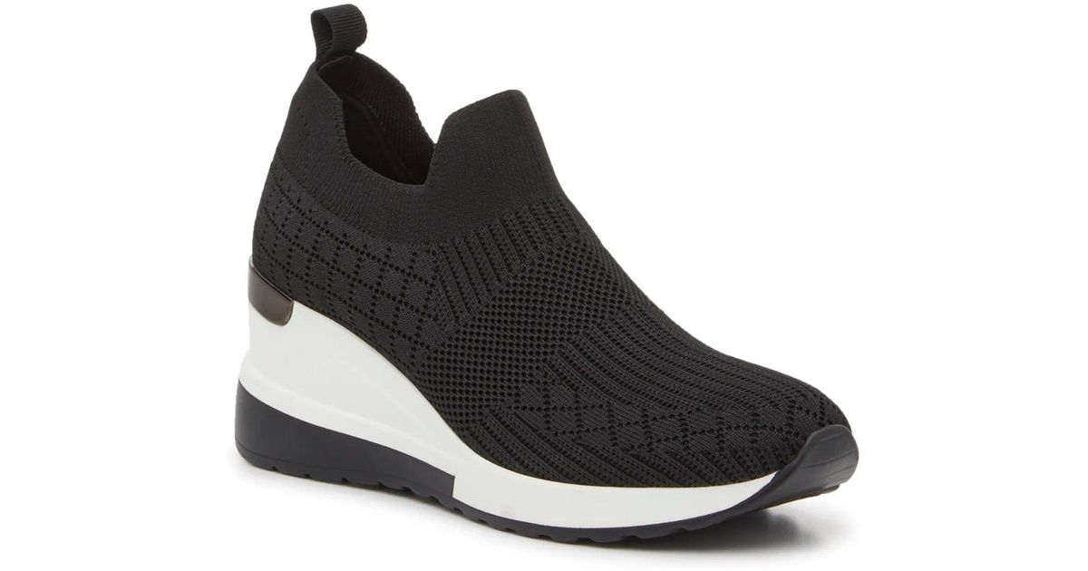 Kelly & Katie Torell Wedge Sneaker in Black | Lyst