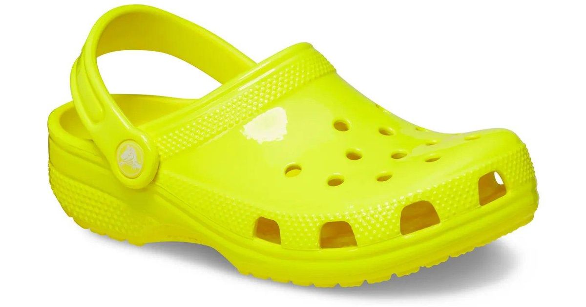 Crocs™ Classic Neon Highlighter Clog in Yellow | Lyst