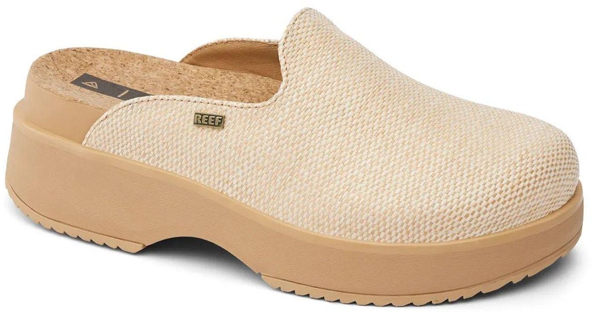 Reef Vista Skye Platform Clog in Natural | Lyst