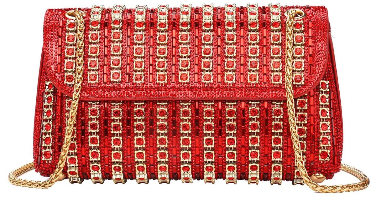 Lady Couture Idol Clutch in Red | Lyst