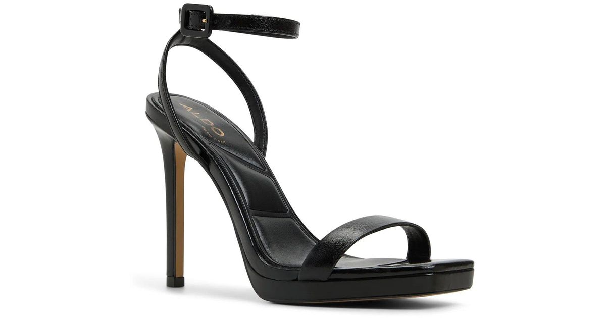 ALDO Kaathy Platform Sandal in Black | Lyst