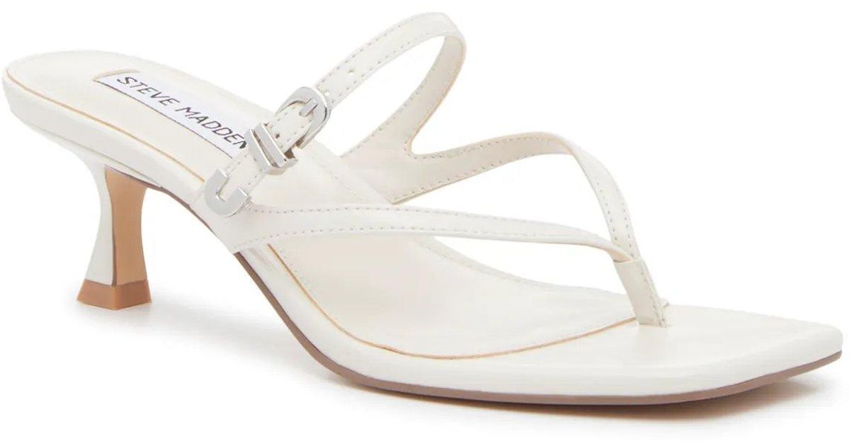 Steve Madden Samann Sandal in White | Lyst