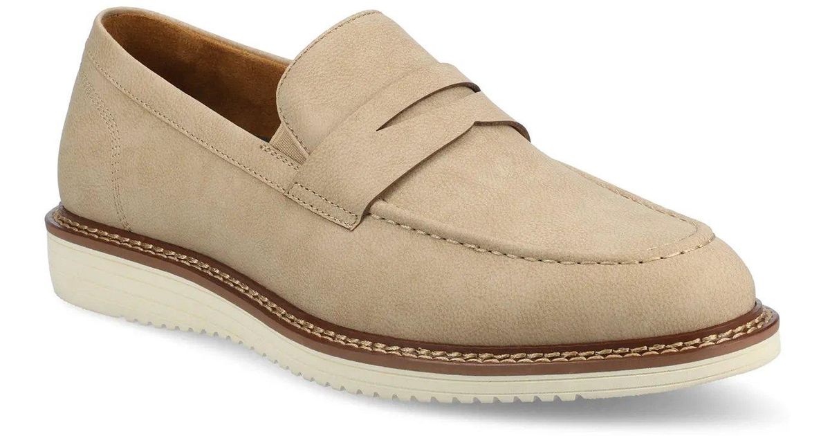 Vance Co. Princeton Penny Loafer in Natural for Men | Lyst
