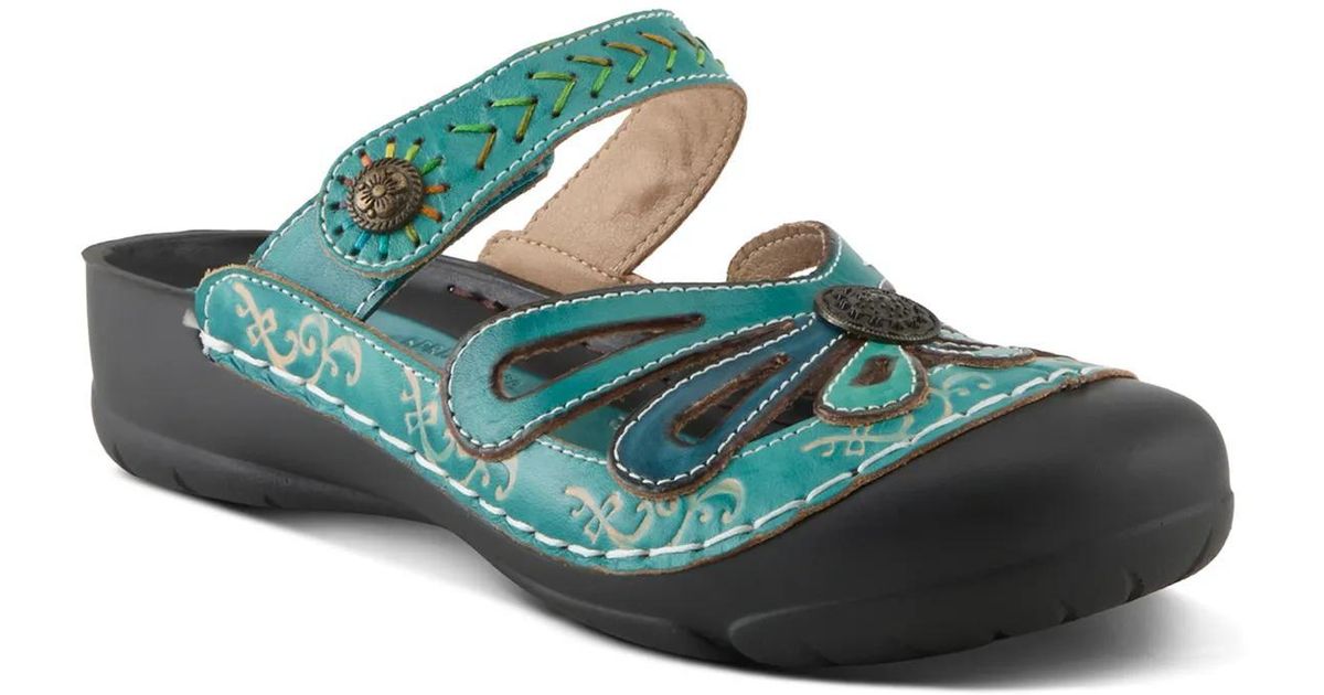 L'ARTISTE Copa Mary Jane in Blue | Lyst