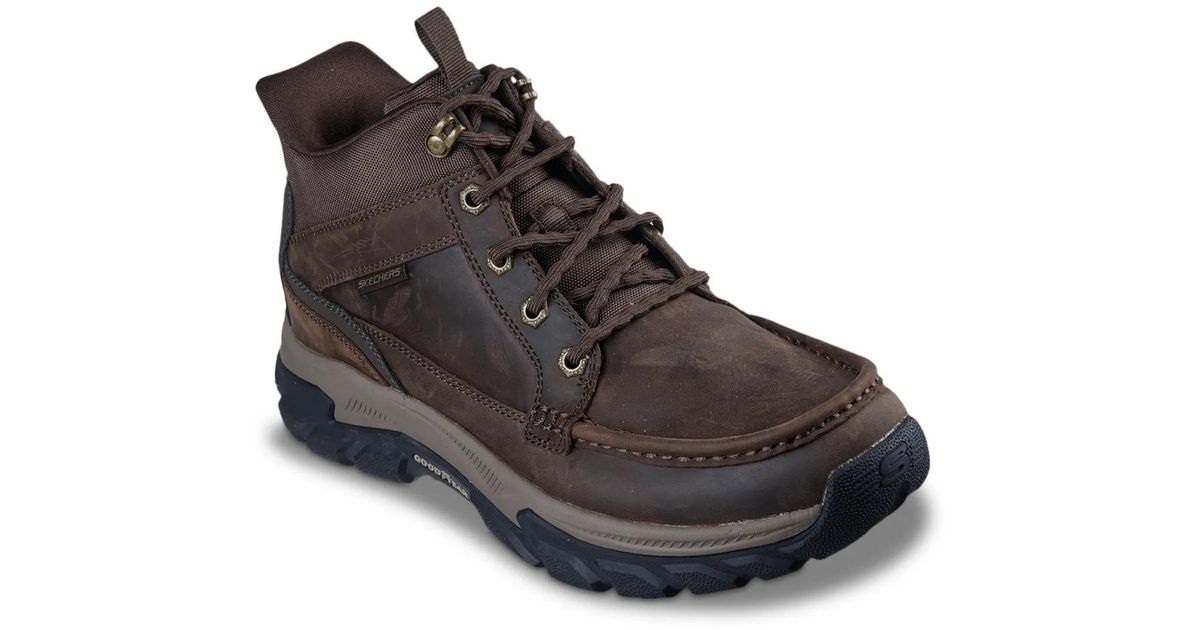 Skechers Respected 2.0 Hagler Boot in Black for Men | Lyst