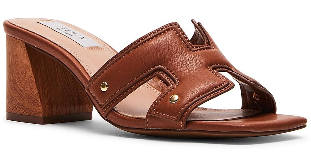 Steven New York Amari Sandal in Brown | Lyst