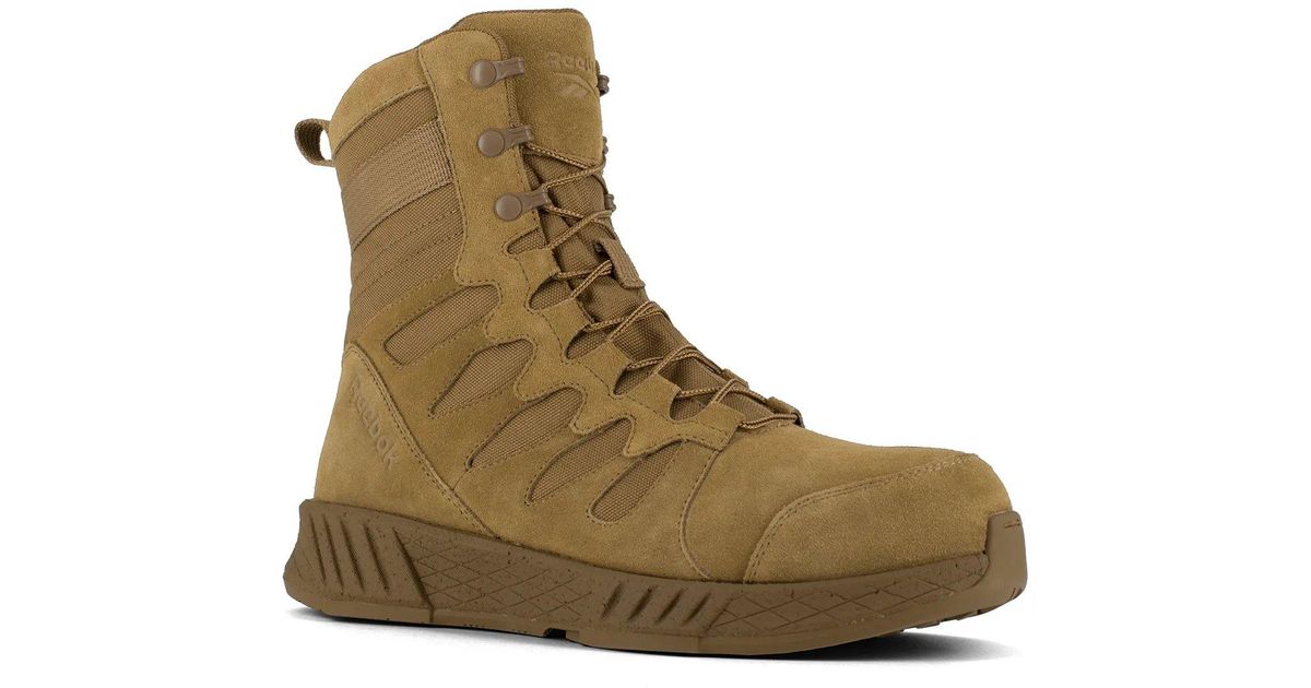 Reebok Work Floatride Energy Safety Toe 8" Tactical Boot With Side ...