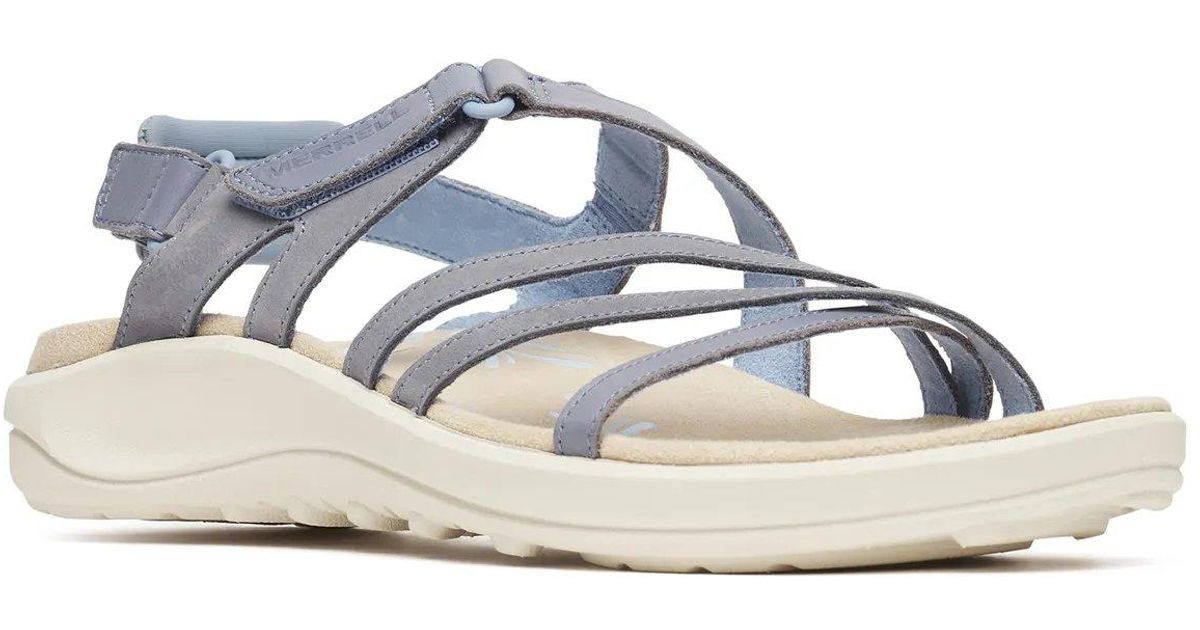 Merrell Harbor Sandal in Blue | Lyst