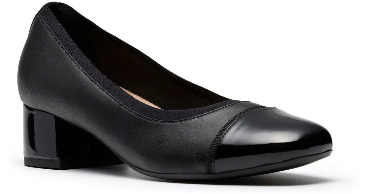 Clarks Marilyn Day Pump in Black | Lyst