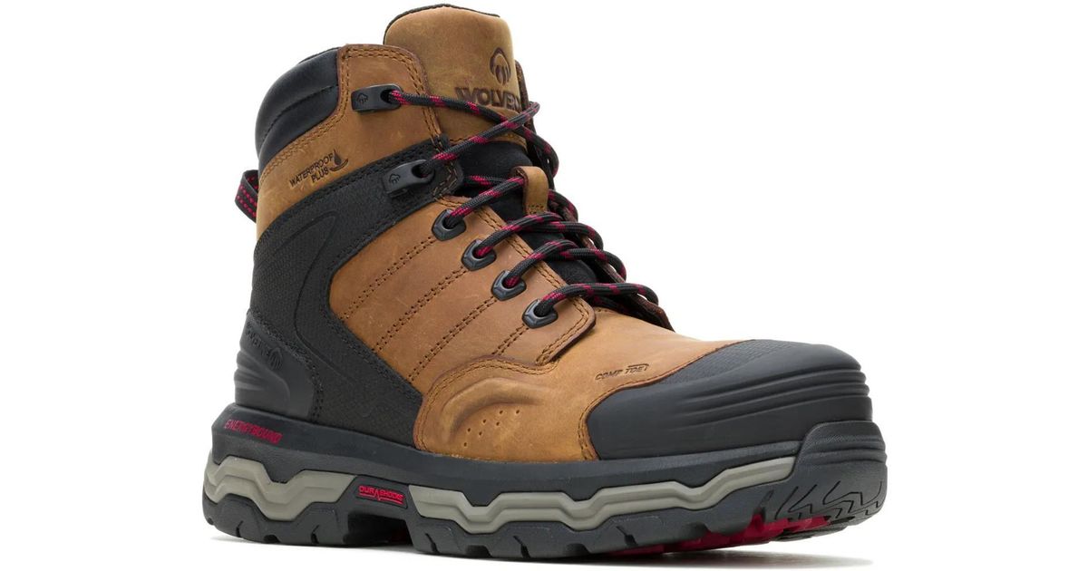Wolverine Alpha Infinity Waterproof Carbonmax Steel Toe Work Boot in ...