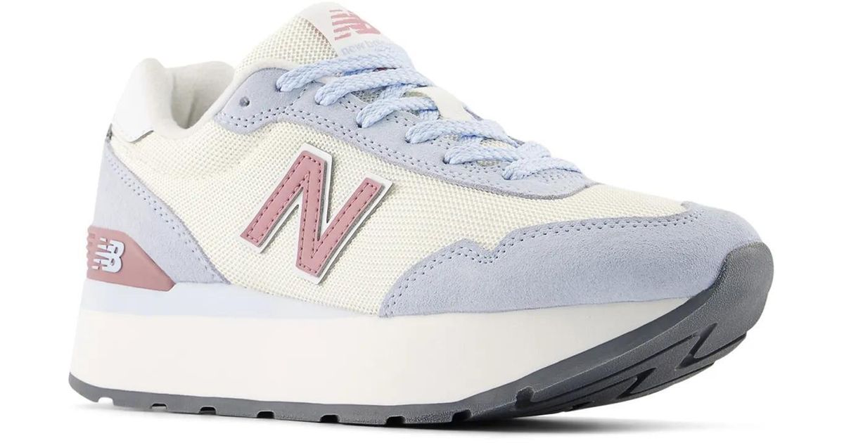 New Balance 515 Sneaker in White | Lyst