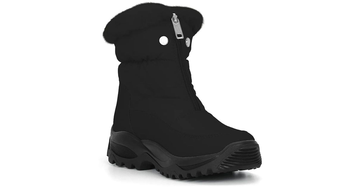 Pajar Vailice Waterproof Snow Boot in Black | Lyst