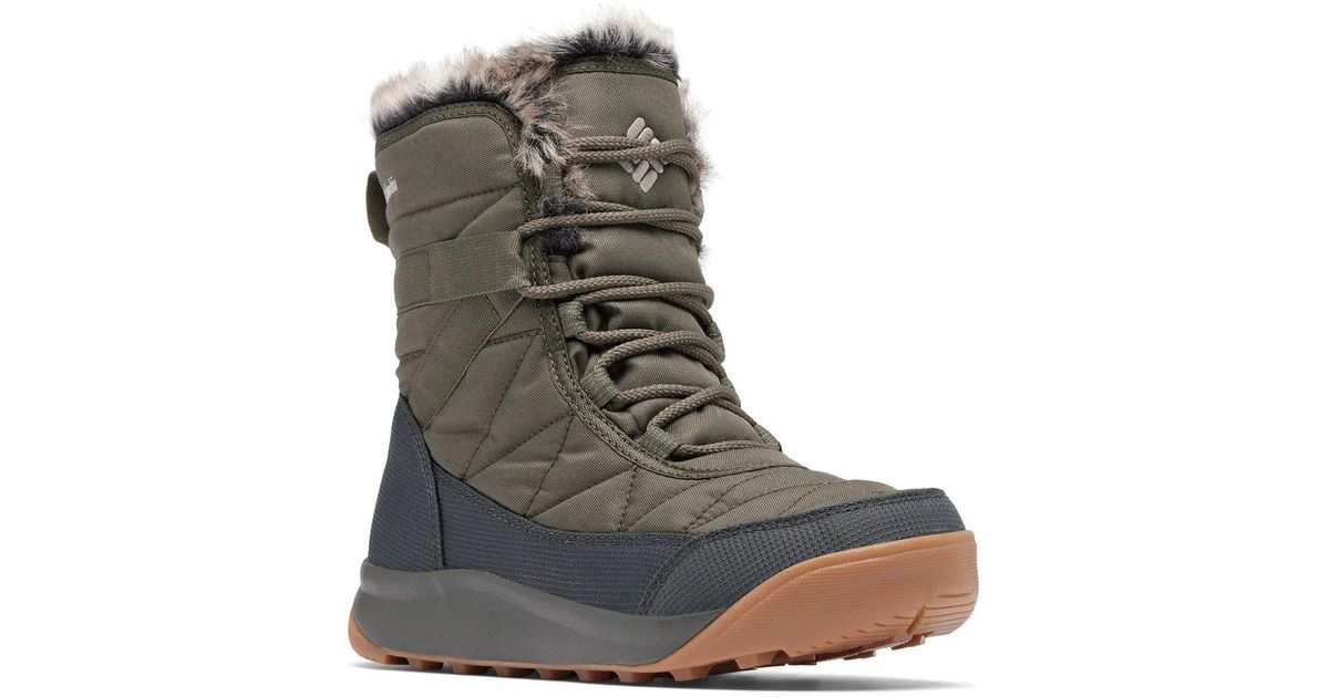 Columbia Minx Waterproof Snow Boot in Black | Lyst