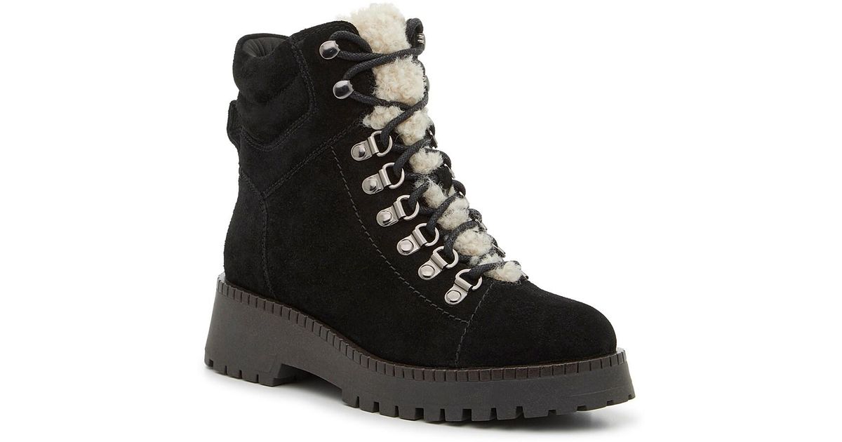 Crown Vintage Hopper Combat Boot in Black | Lyst