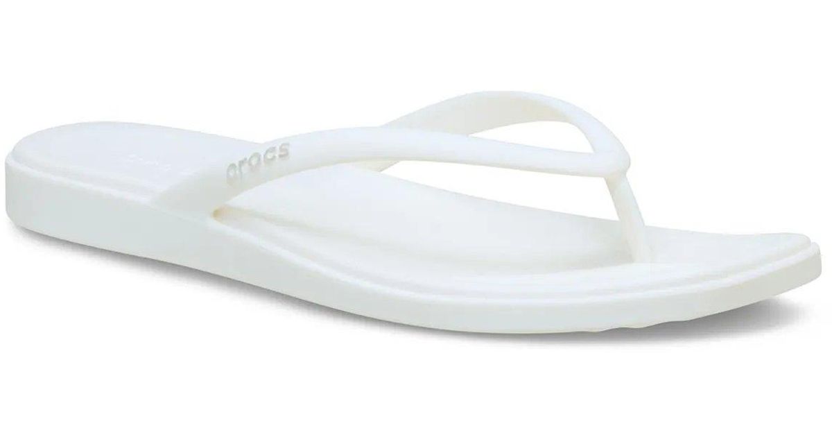 Crocs™ Miami Flip Flop in White | Lyst
