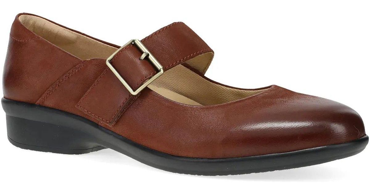 Dansko Collette Mary Jane in Brown | Lyst