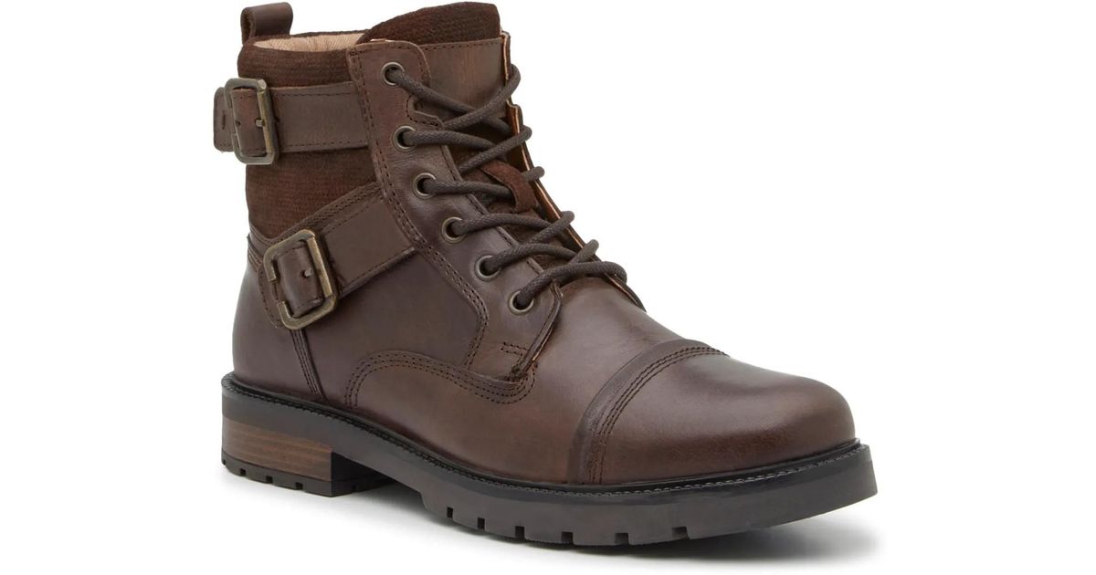 Crown Vintage Crishean Cap Buckle Boot in Brown for Men | Lyst