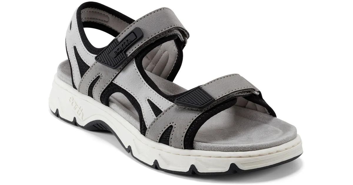 Earth Venny Sandal in Black | Lyst