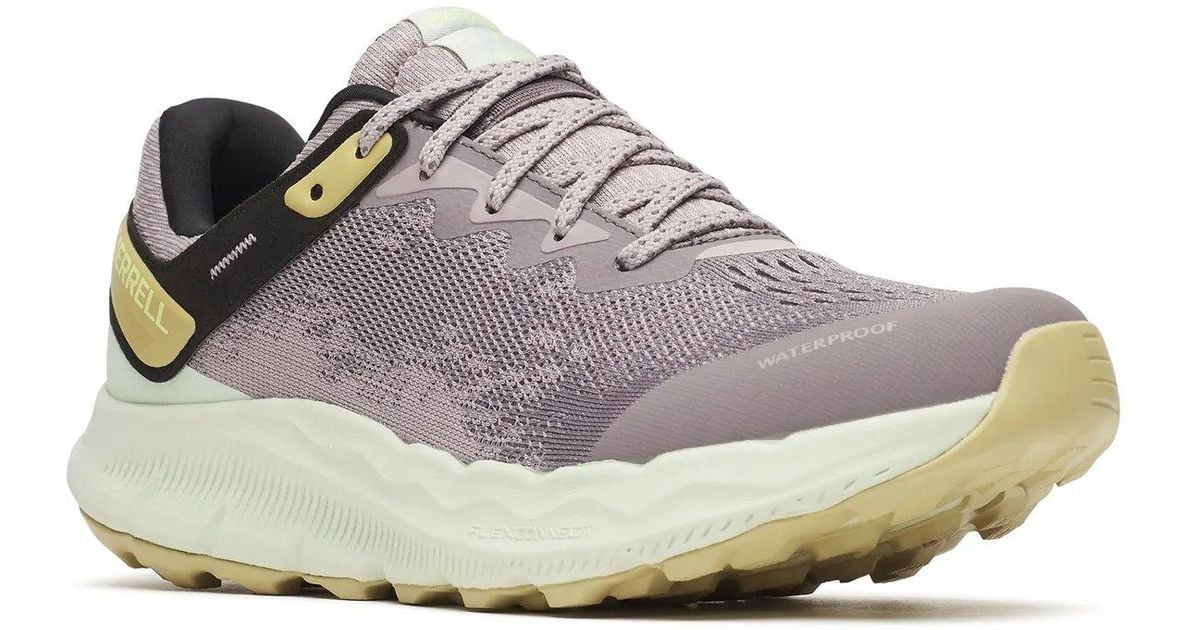 Merrell Antora 4 Waterproof Trail Shoe in Black | Lyst