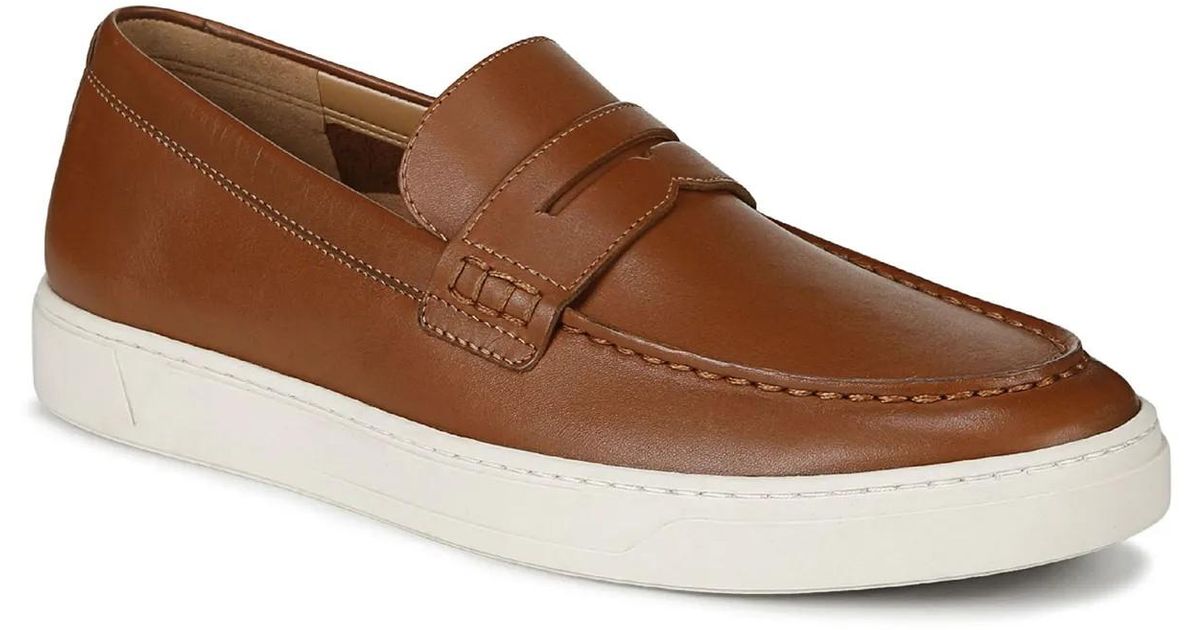 Vionic Thompson Penny Loafer in Brown for Men | Lyst