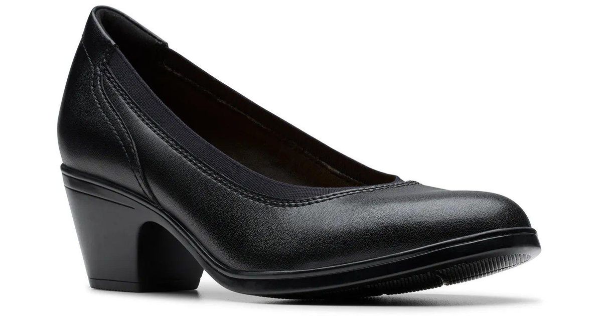 Clarks Emily Edyth Pump in Black | Lyst
