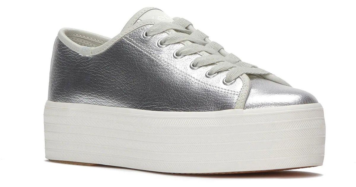 Keds Triple Up Platform Sneaker in White | Lyst
