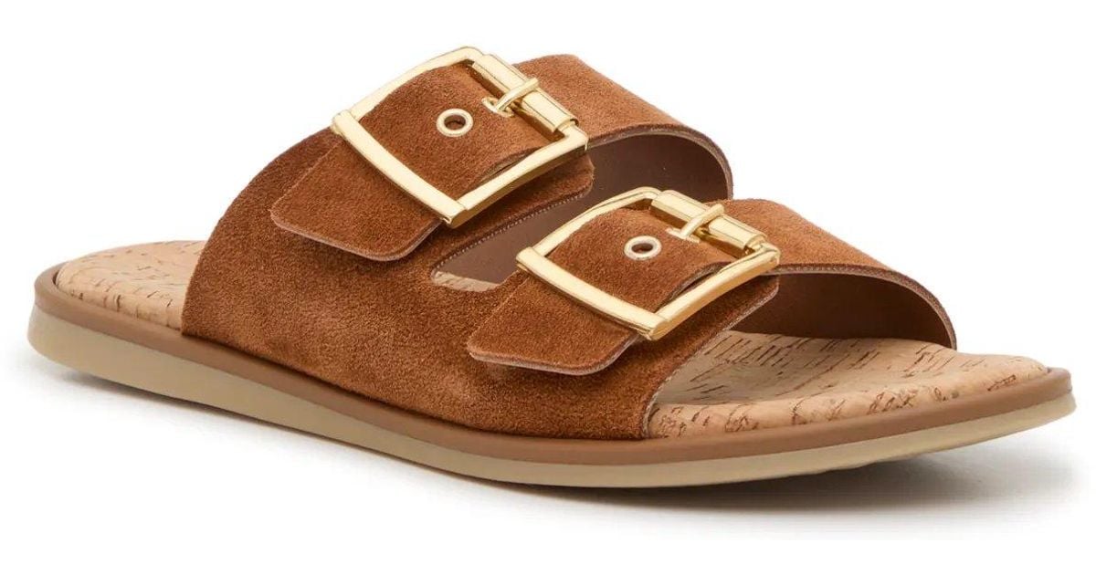 Coach and Four Dallas Sandal in Brown | Lyst