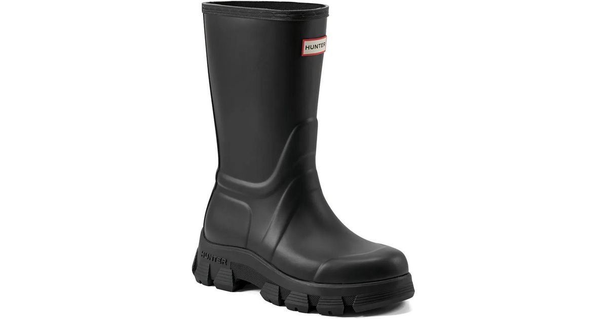 HUNTER Micah Rain Boot in Black | Lyst