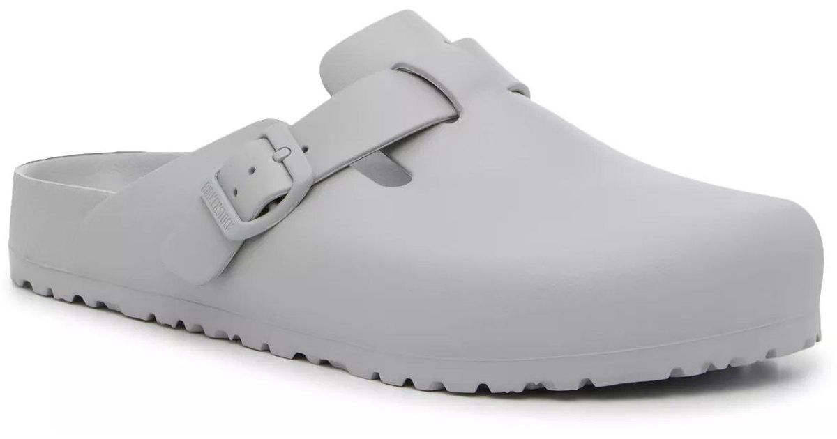 Birkenstock Wide Width Boston Eva Clog in White for Men | Lyst