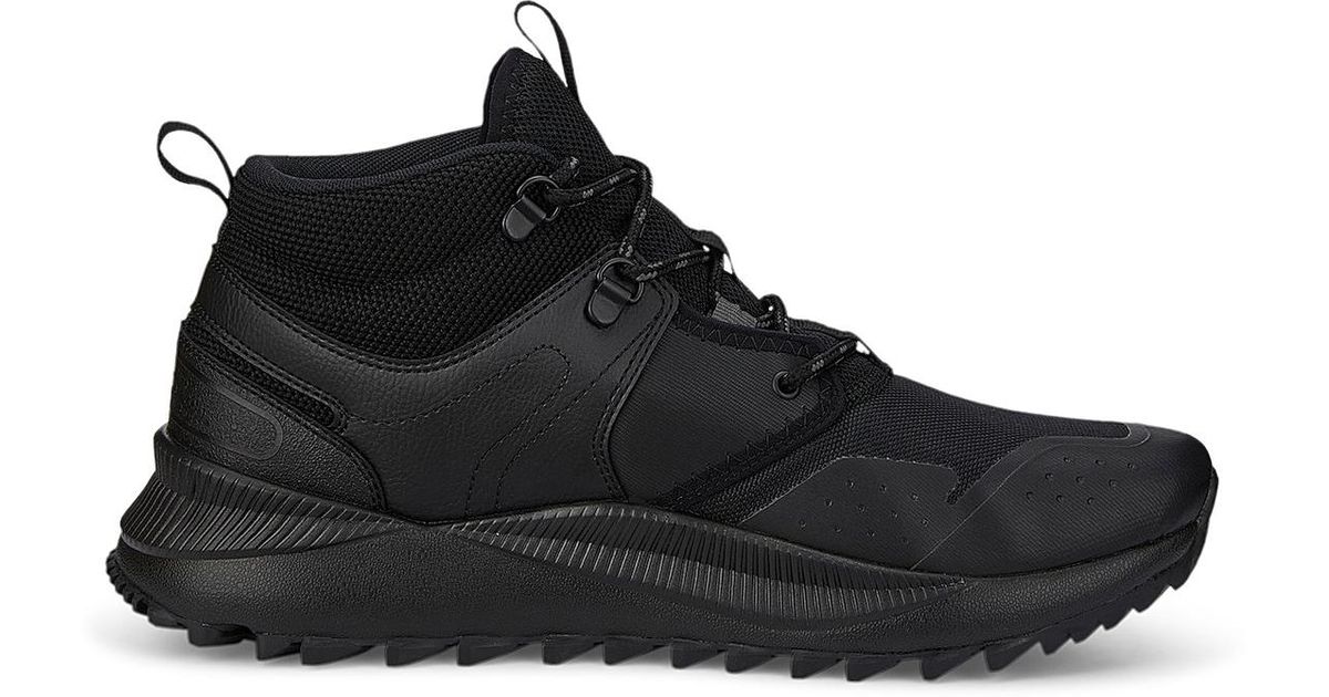 PUMA Pacer Future Mid Trail Running Shoe in Black for Men | Lyst