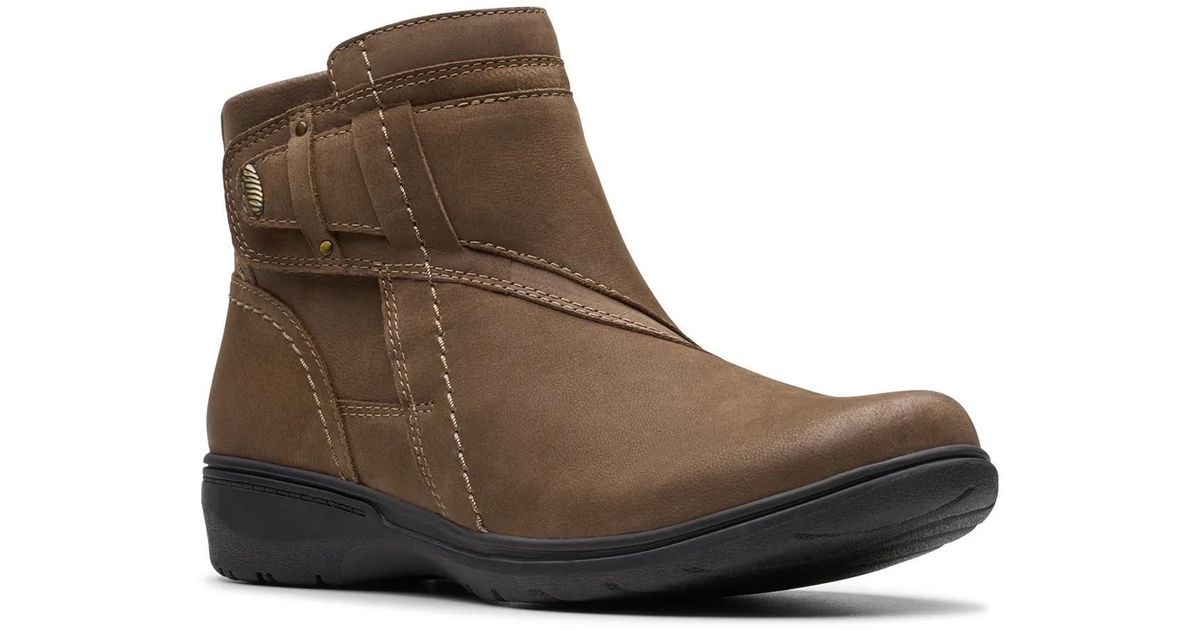 Clarks Carleigh Style Bootie in Brown | Lyst