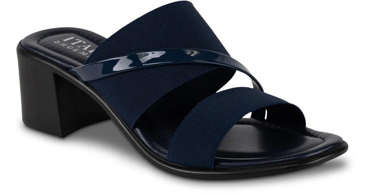 Italian Shoemakers Laikin Sandal in Blue | Lyst