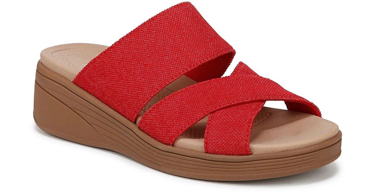 LifeStride Fiona Sandal in Red | Lyst