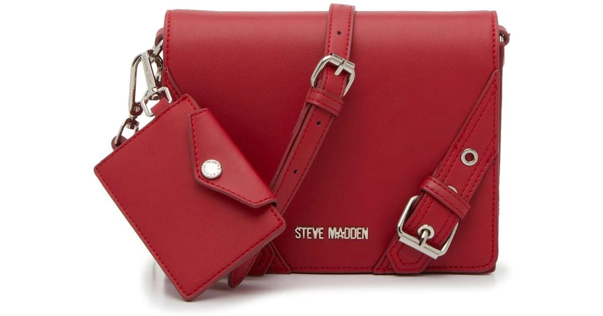 Steve Madden Miller Crossbody in Red | Lyst