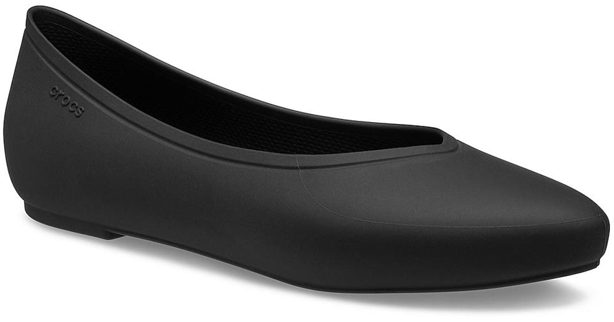 Crocs™ Brooklyn Flat in Black | Lyst