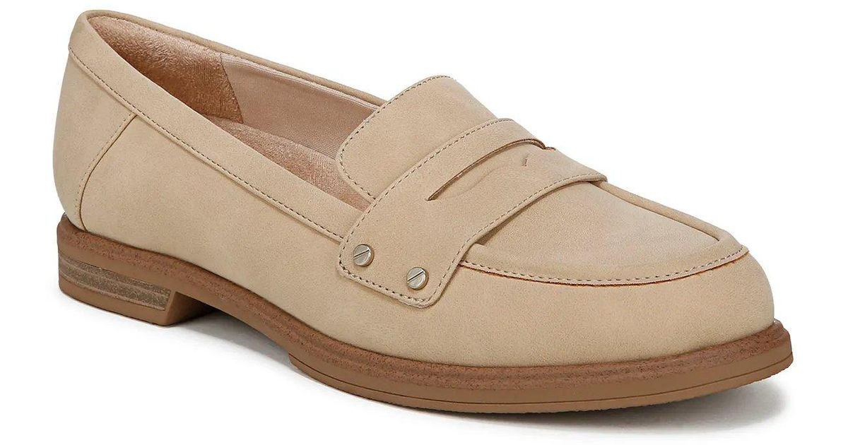Dr. Scholls Hello Penny Loafer in Natural | Lyst